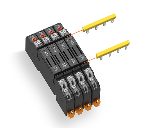 ABL Series Relay Terminal Blocks (Screwless Push-In Type) - Wention Control