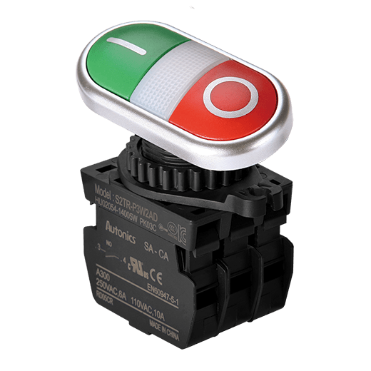 S2TR Series 22/25 mm Double Push Button Switches - Wention Control