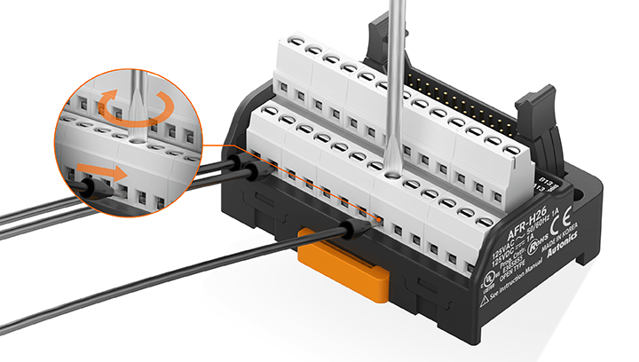 AFR Series Interface Terminal Blocks (Rising Clamp Type) - Wention Control