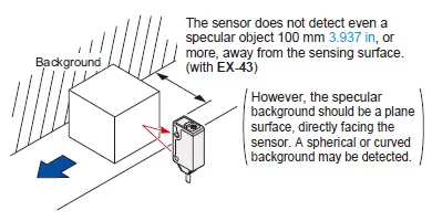 Convergent Reflective Photoelectric Sensor EX-40 - Wention Control